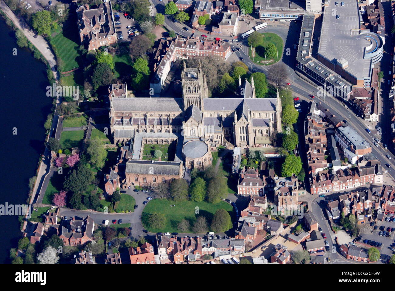 Aerial view of worcester hi-res stock photography and images - Alamy