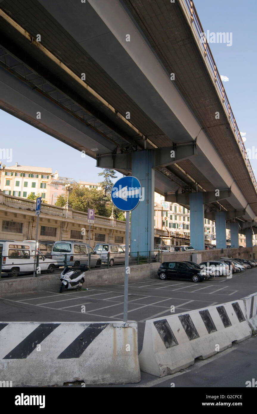 flyover overpass fly over road roads over pass overpasses raised sky ...