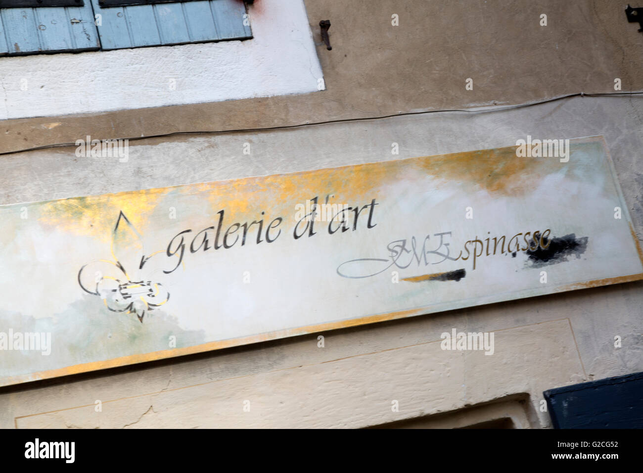Art gallery sign hi-res stock photography and images - Alamy