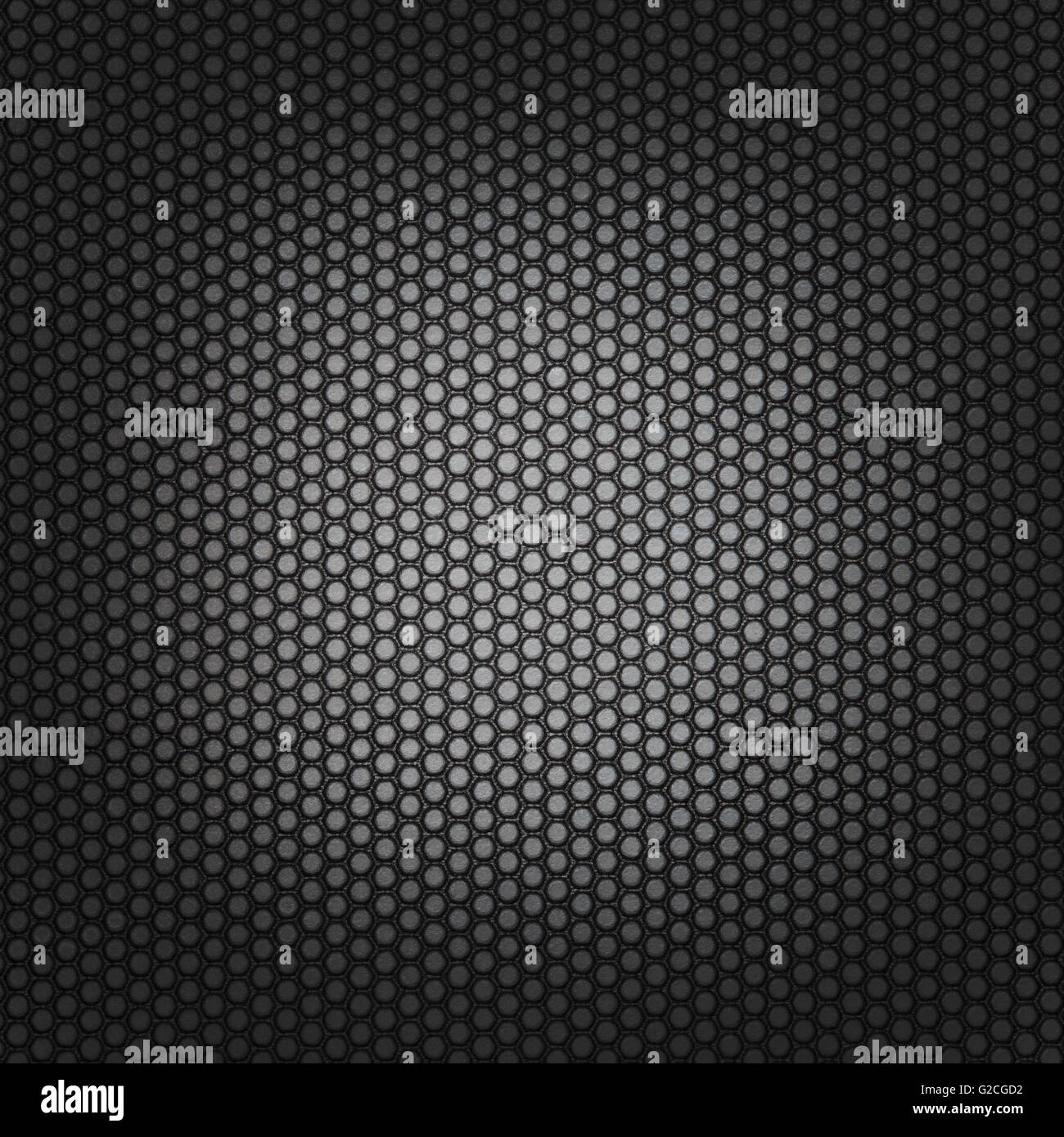 Rubber square dark mesh background with light spot and dark borders ...