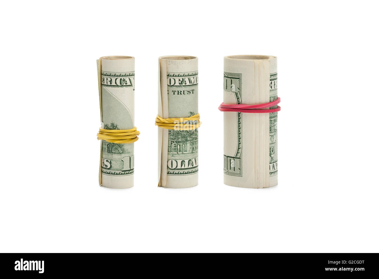 Stages of money growth. Elements on white background Stock Photo - Alamy