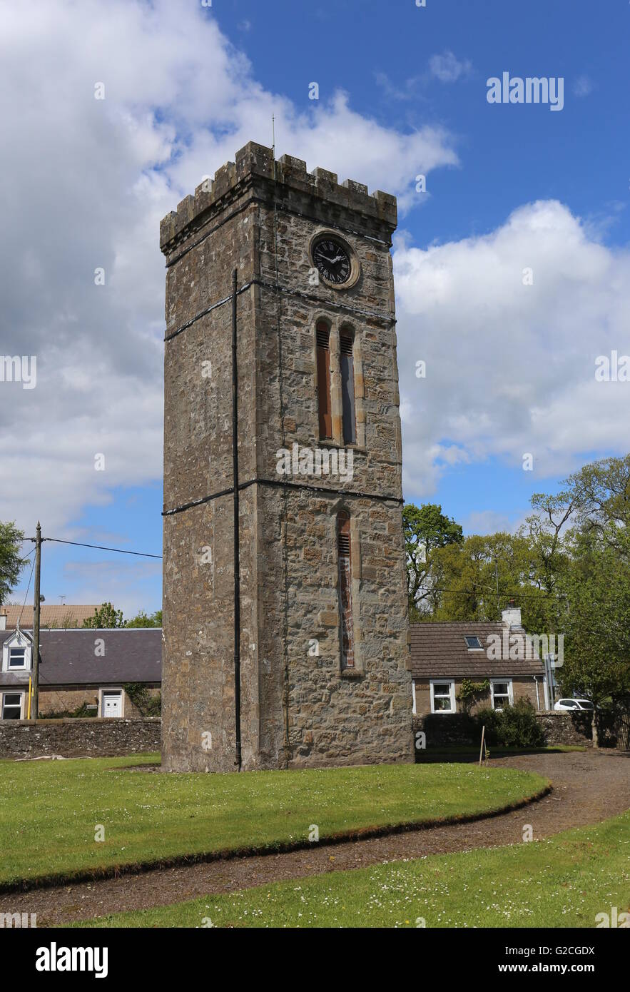 Tower of Braco Free Church Braco Scotland May 2016 Stock Photo - Alamy