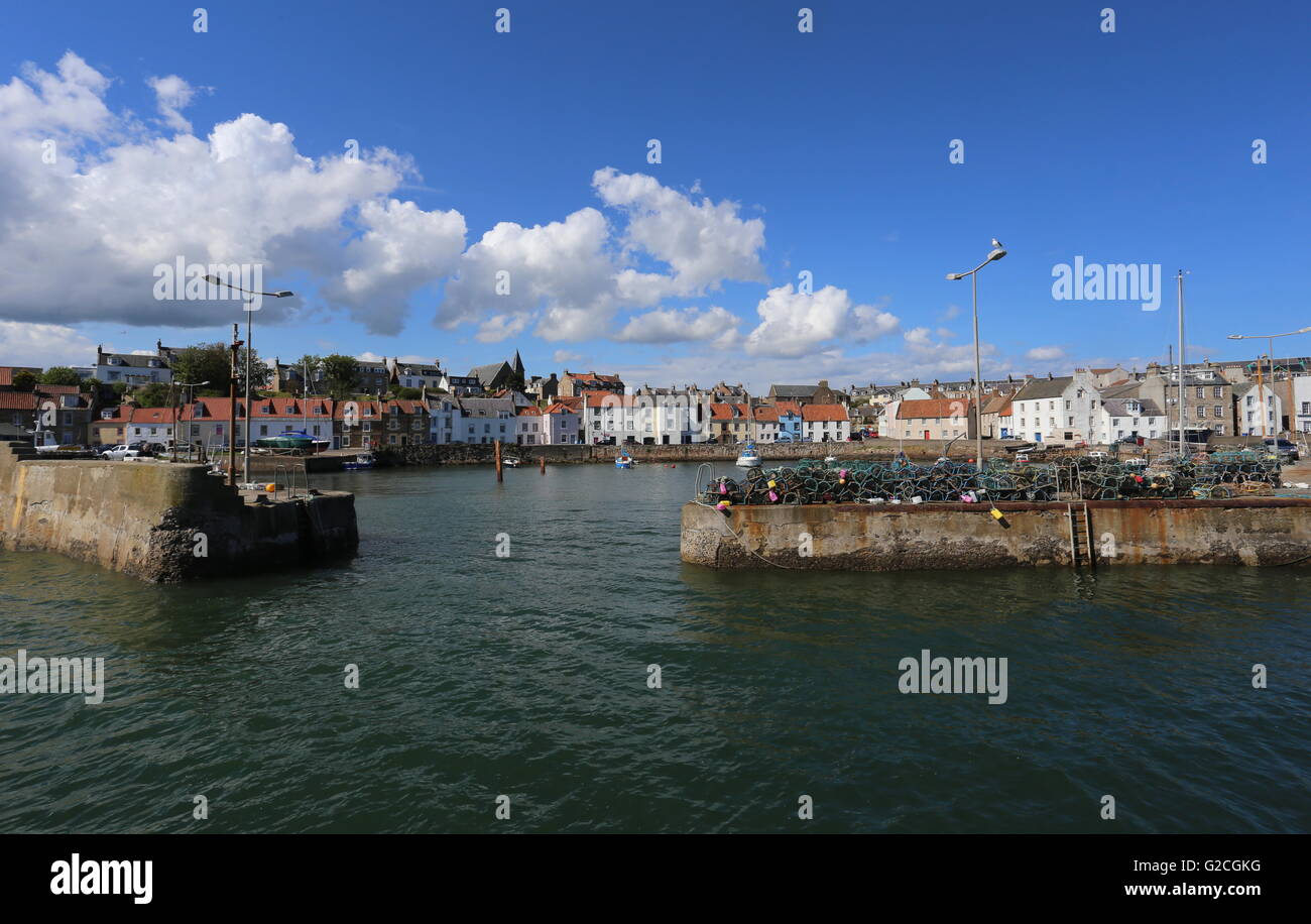 St Monans harbour Scotland May 2016 Stock Photo - Alamy