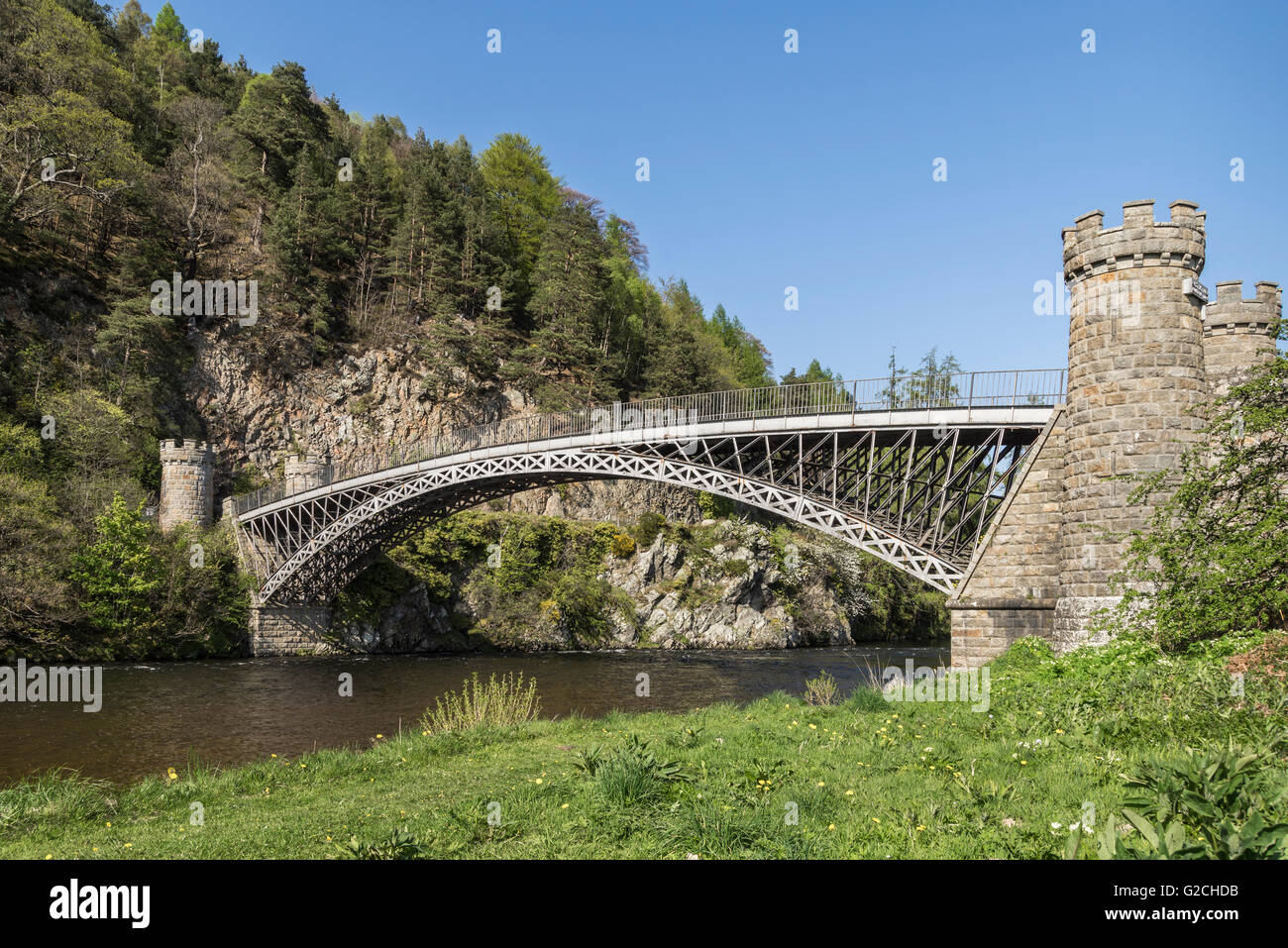 Craigellachie Bridge Over River Spey Stock Photos & Craigellachie ...
