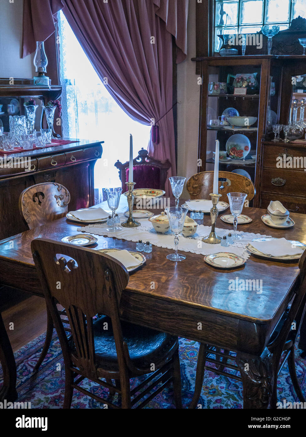 Historic dining room, Frontier Historical Museum, Glenwood Springs ...