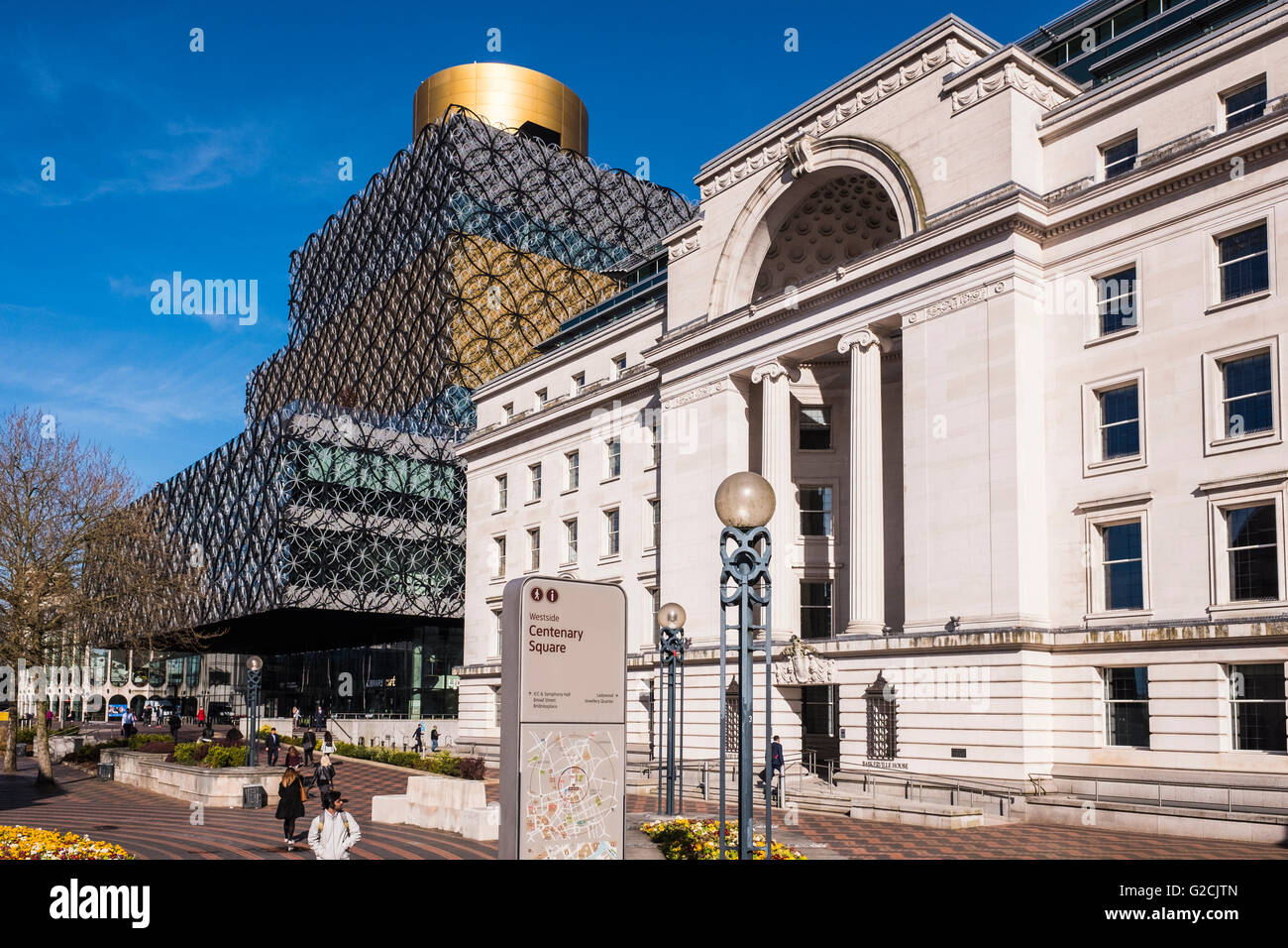 Birmingham centenary square hi-res stock photography and images - Alamy
