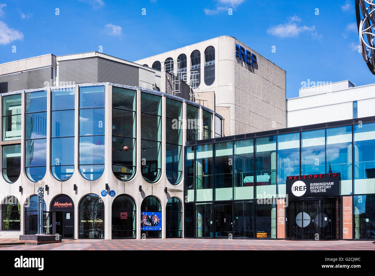 Birmingham Repertory Theatre, West Midlands, England, U.K Stock Photo ...