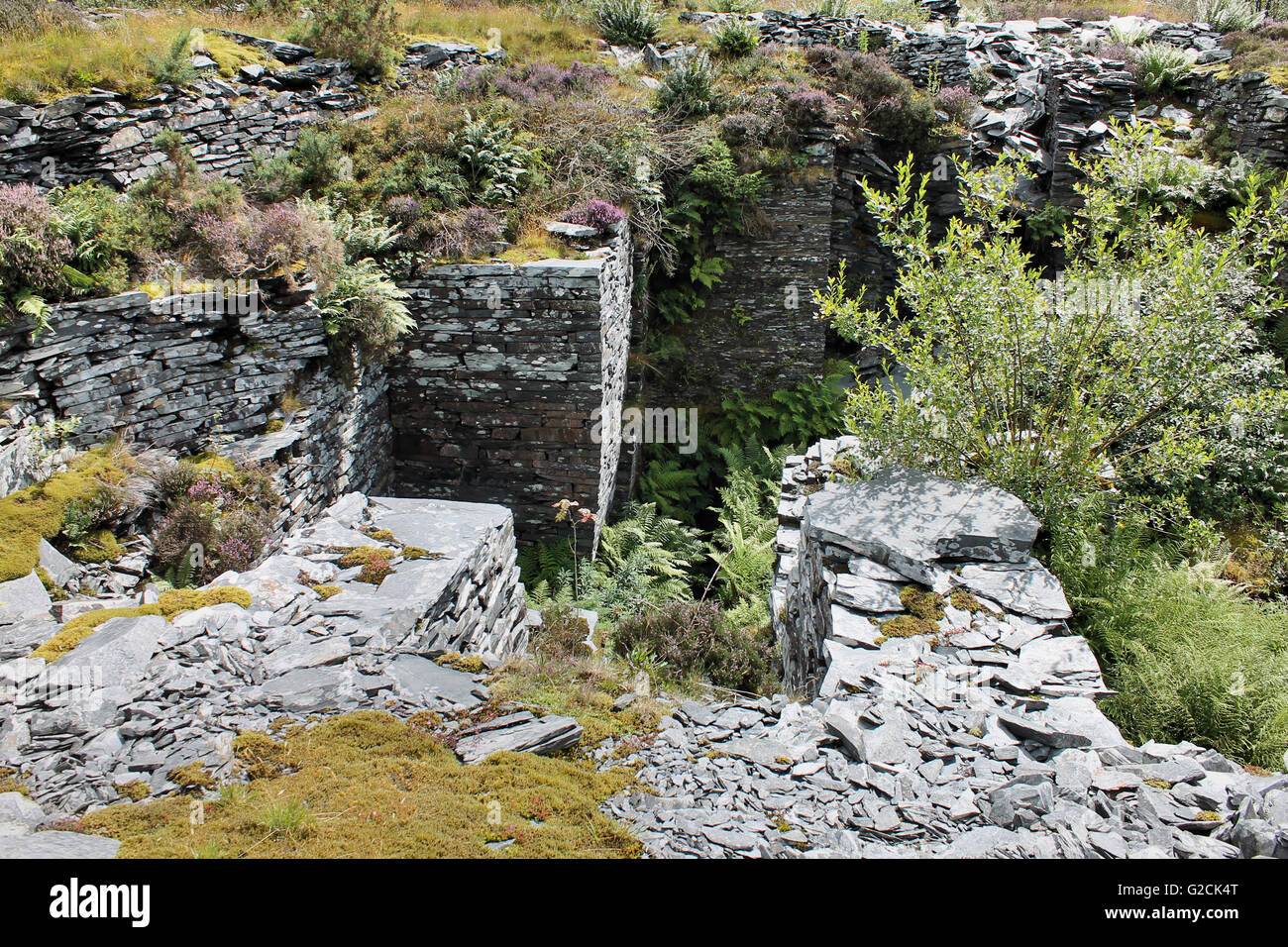 Bryn eglwys slate quarry hi-res stock photography and images - Alamy