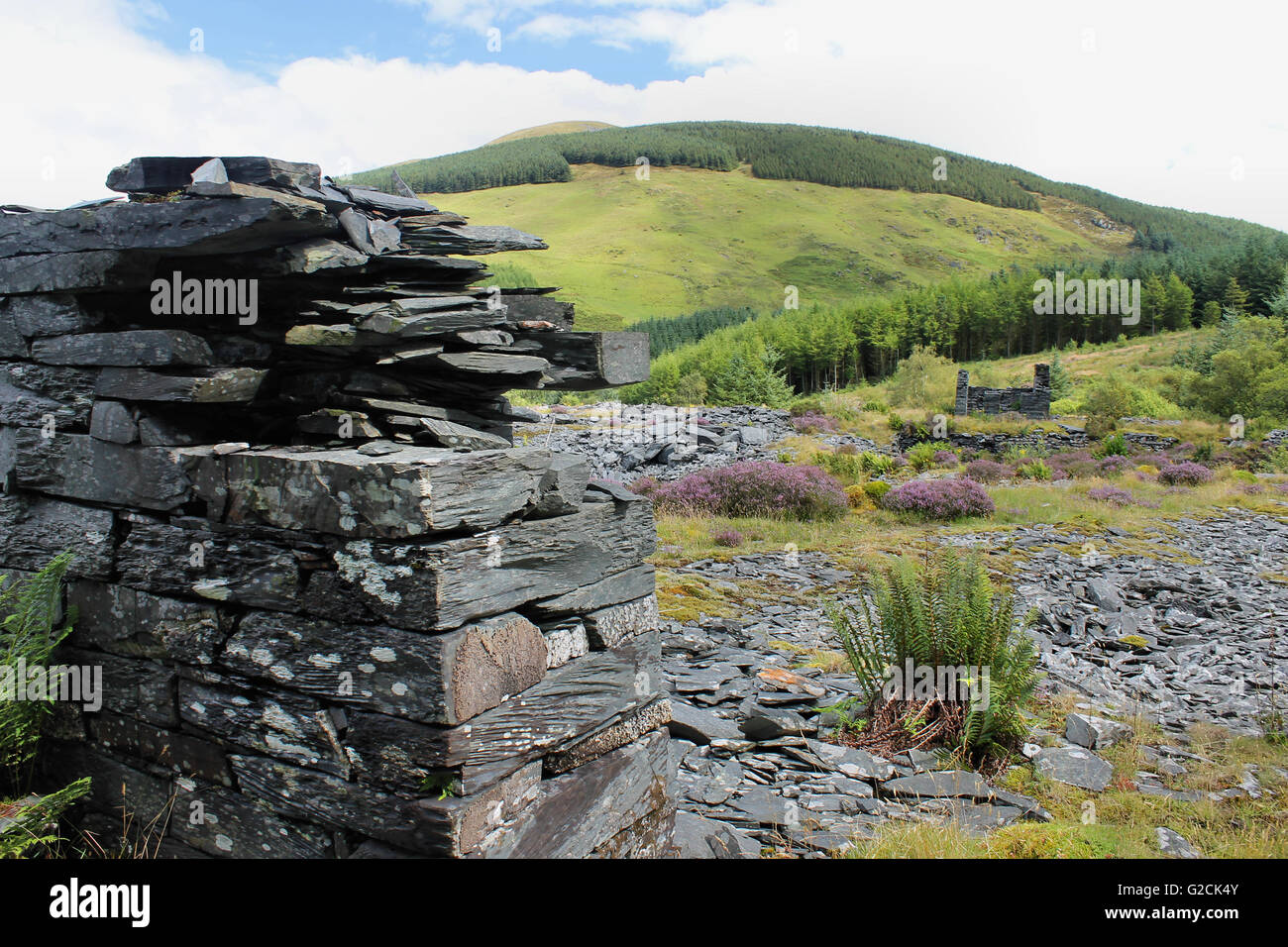 Bryn eglwys slate quarry hi-res stock photography and images - Alamy