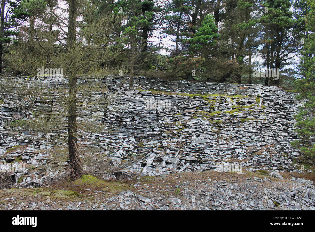 Bryn eglwys slate quarry hi-res stock photography and images - Alamy