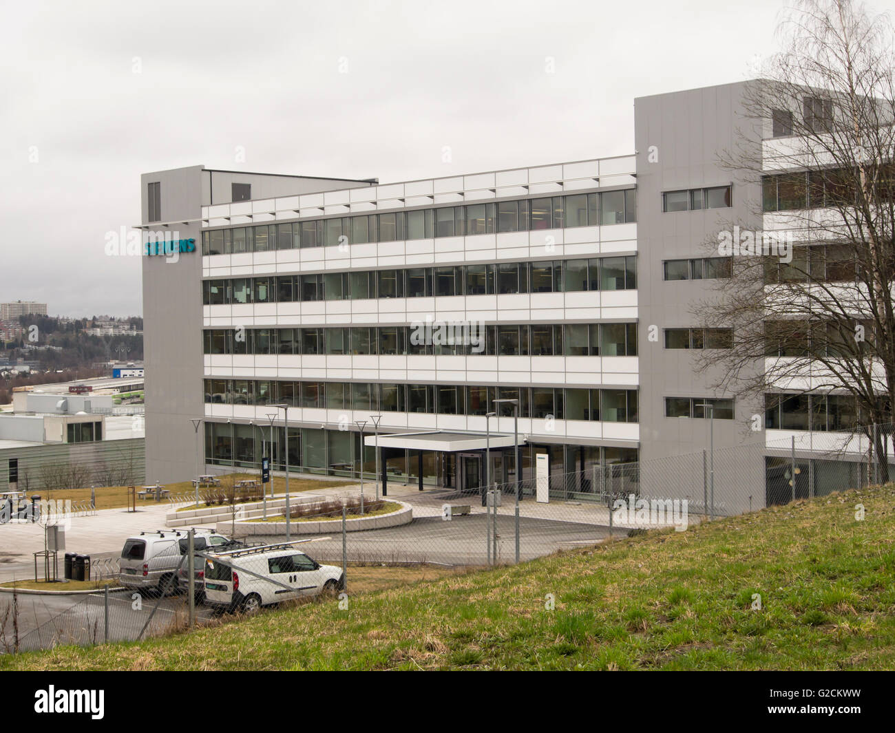 Siemens Norwegian headquarters in Groruddalen Oslo Norway Stock Photo ...