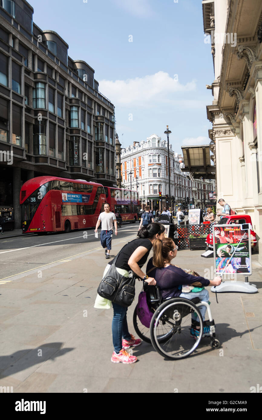 Disabled wheelchair bus england hi-res stock photography and images - Alamy