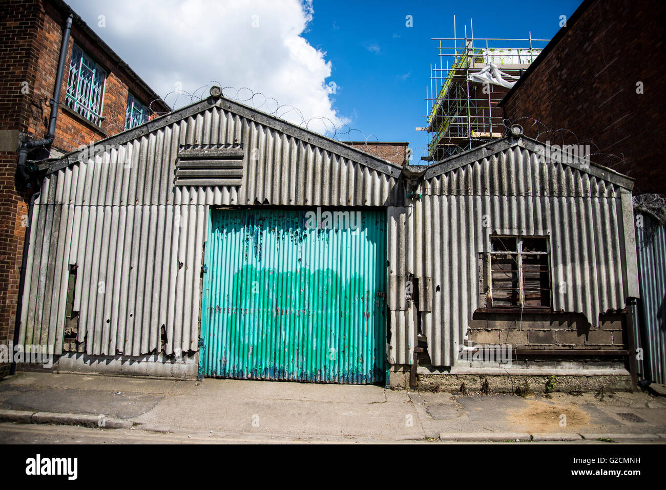 Old Industrial Units Hull Stock Photo - Alamy
