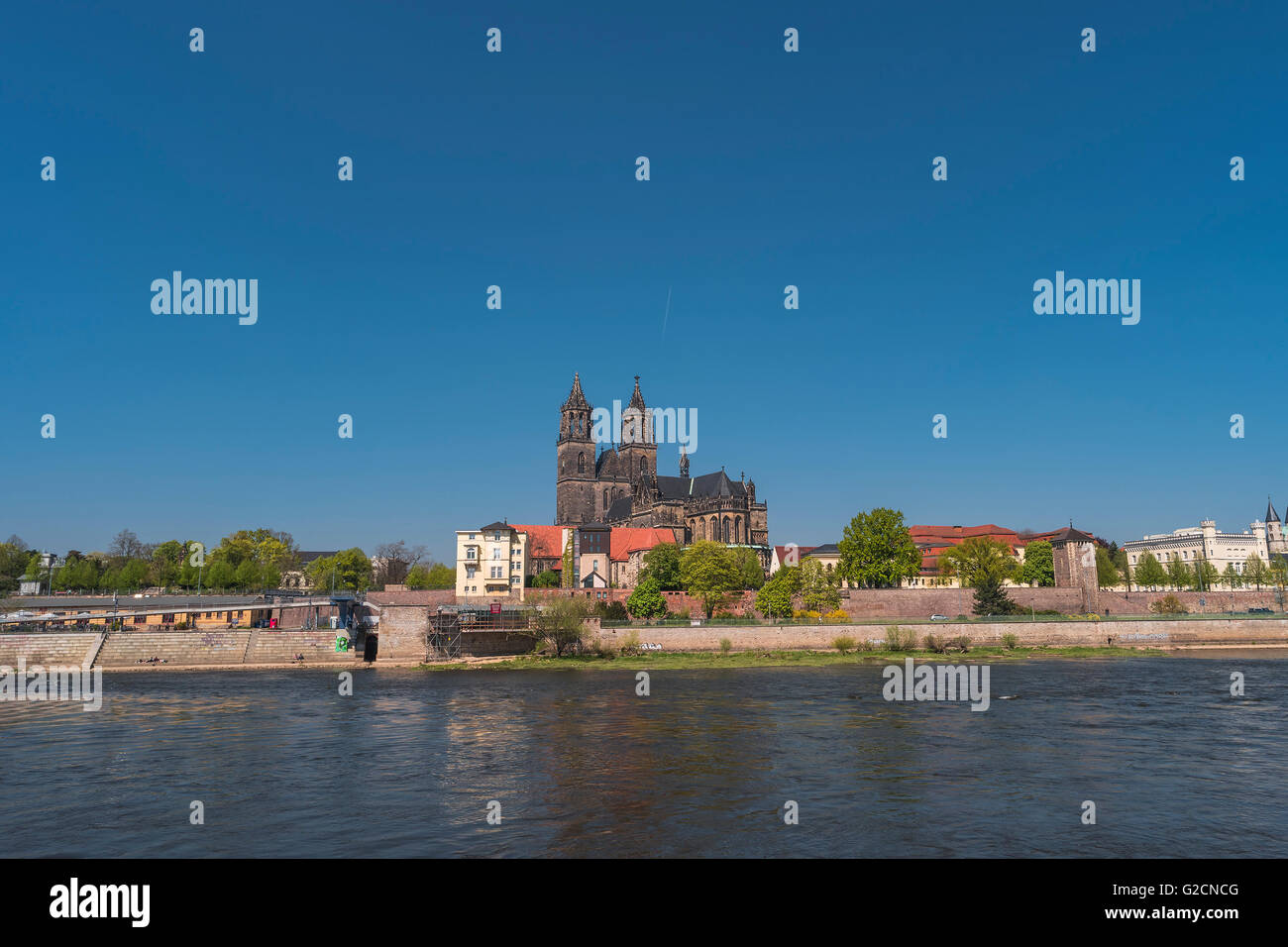 Magdeburg postcard hi-res stock photography and images - Alamy