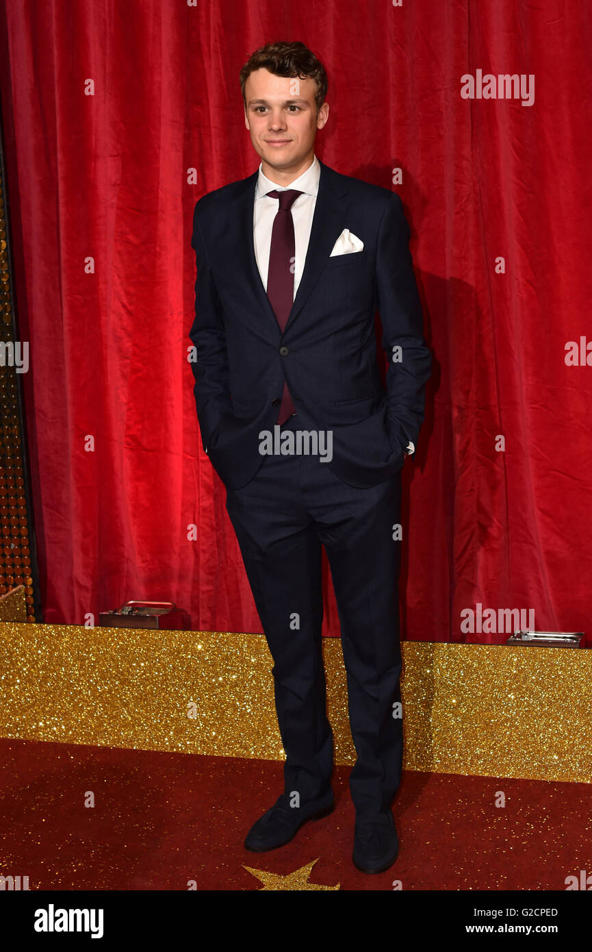 Ted Reilly attending the British Soap Awards 2016 at the Hackney Empire ...