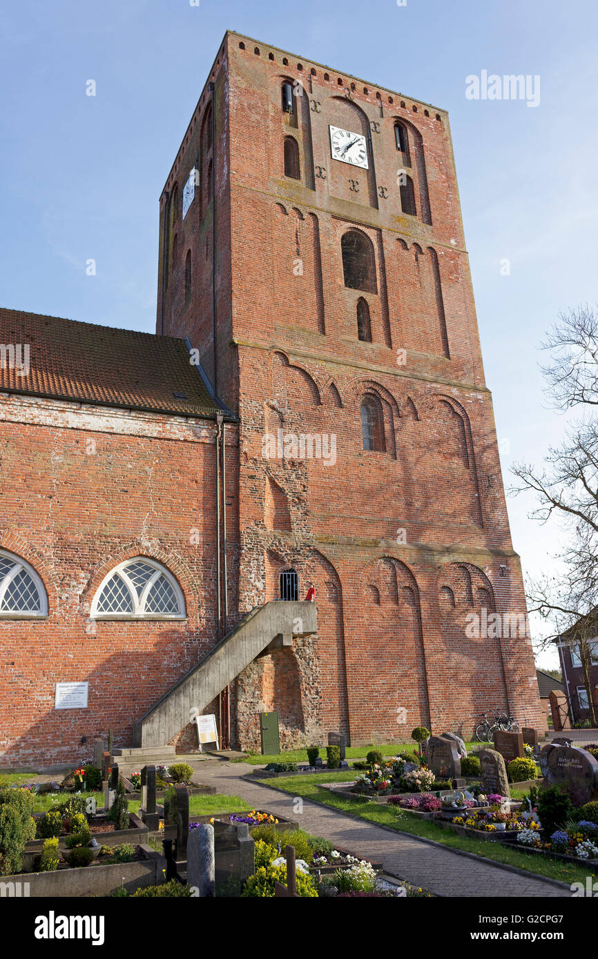 Stoertebeker Tower, Marienhafe, East Friesland, Lower Saxony, Germany ...