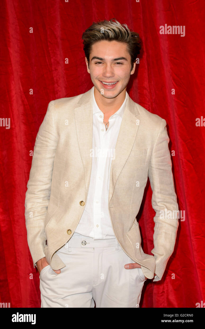 George Shelley attending the British Soap Awards 2016 at the Hackney ...
