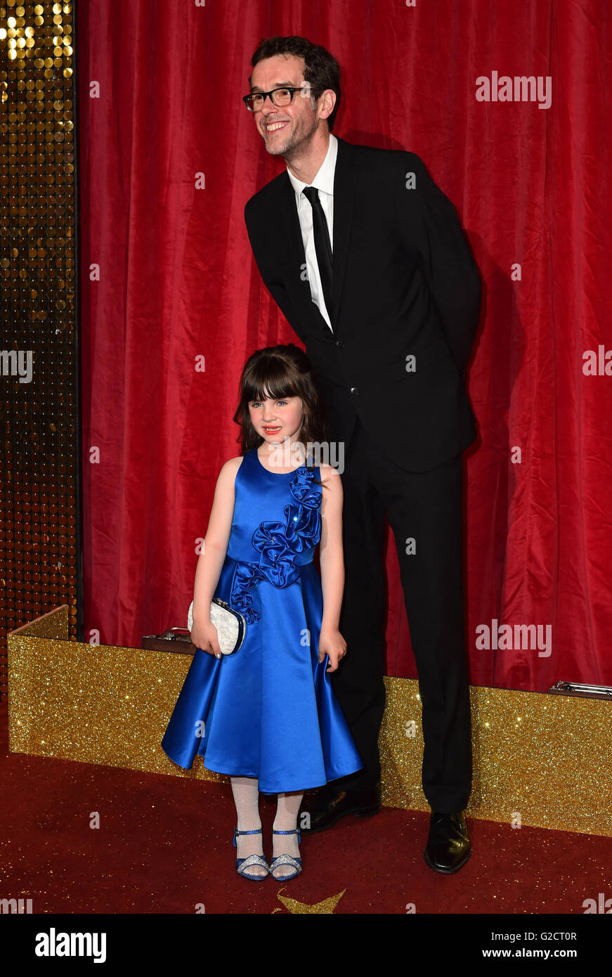 Mark charnock arriving british soap awards hackney empire hi-res stock ...