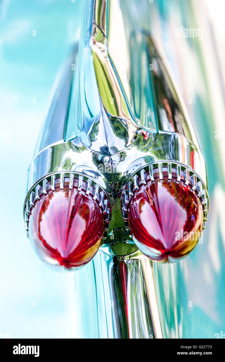 Cadillac Fleetwood 1959, American classic car vintage back lights ...