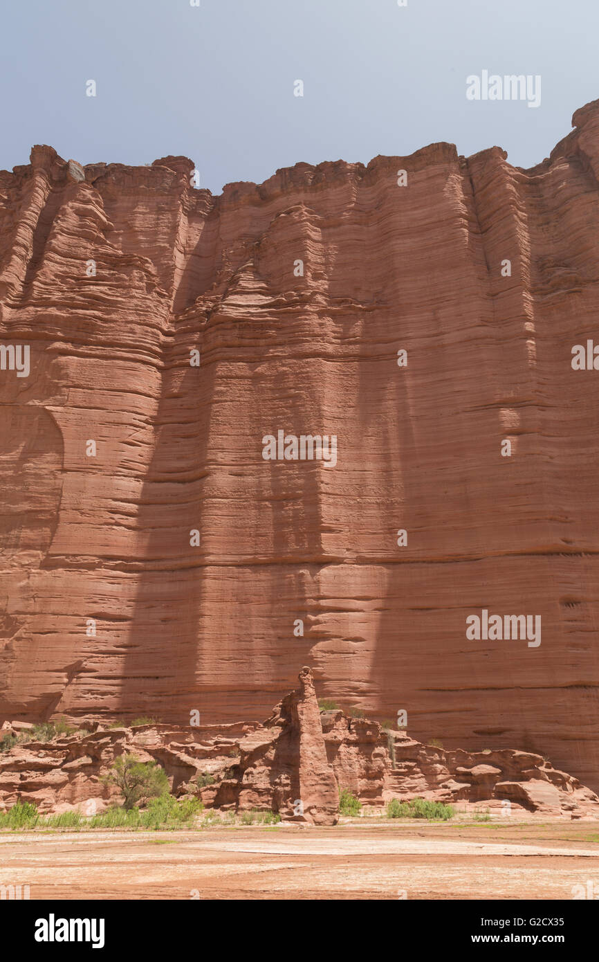 Photograph of rock formations at Talampaya National Park in Argentina ...