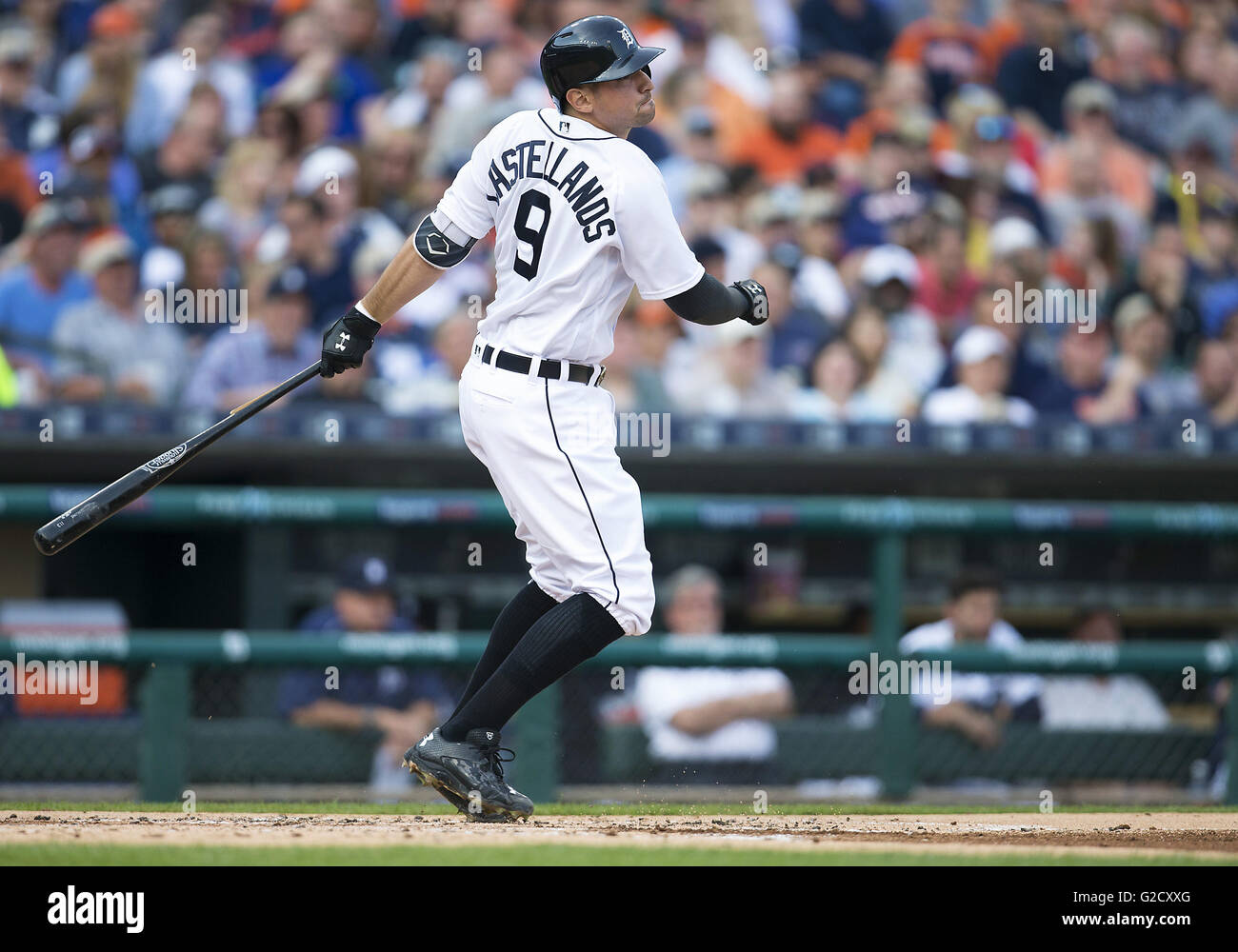 Detroit, Michigan, USA. 24th May, 2016. Detroit Tigers third baseman ...