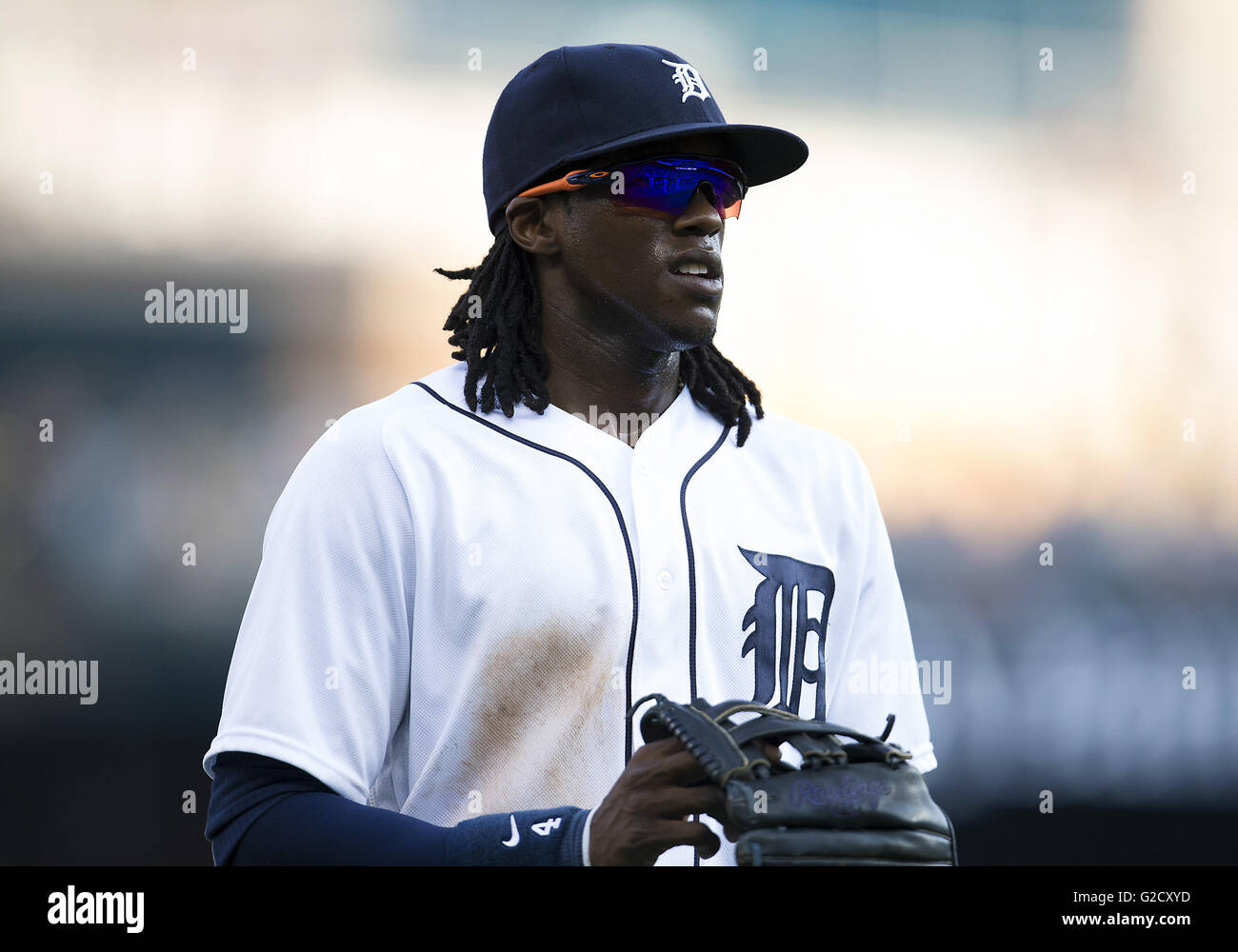 Detroit, Michigan, USA. 24th May, 2016. Detroit Tigers outfielder ...