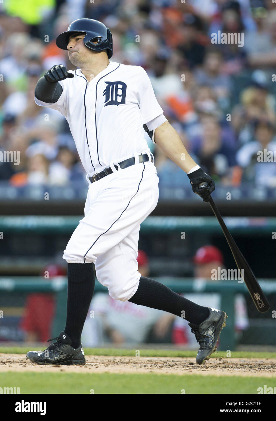 Detroit, Michigan, USA. 24th May, 2016. Detroit Tigers third baseman ...