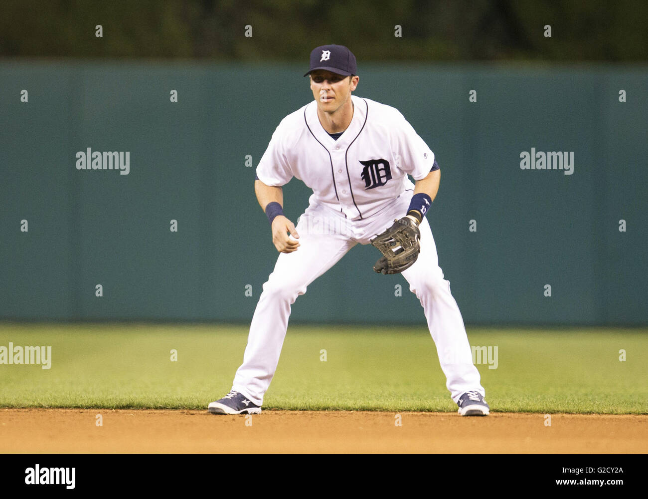 Detroit, Michigan, USA. 24th May, 2016. Detroit Tigers infielder Andrew ...