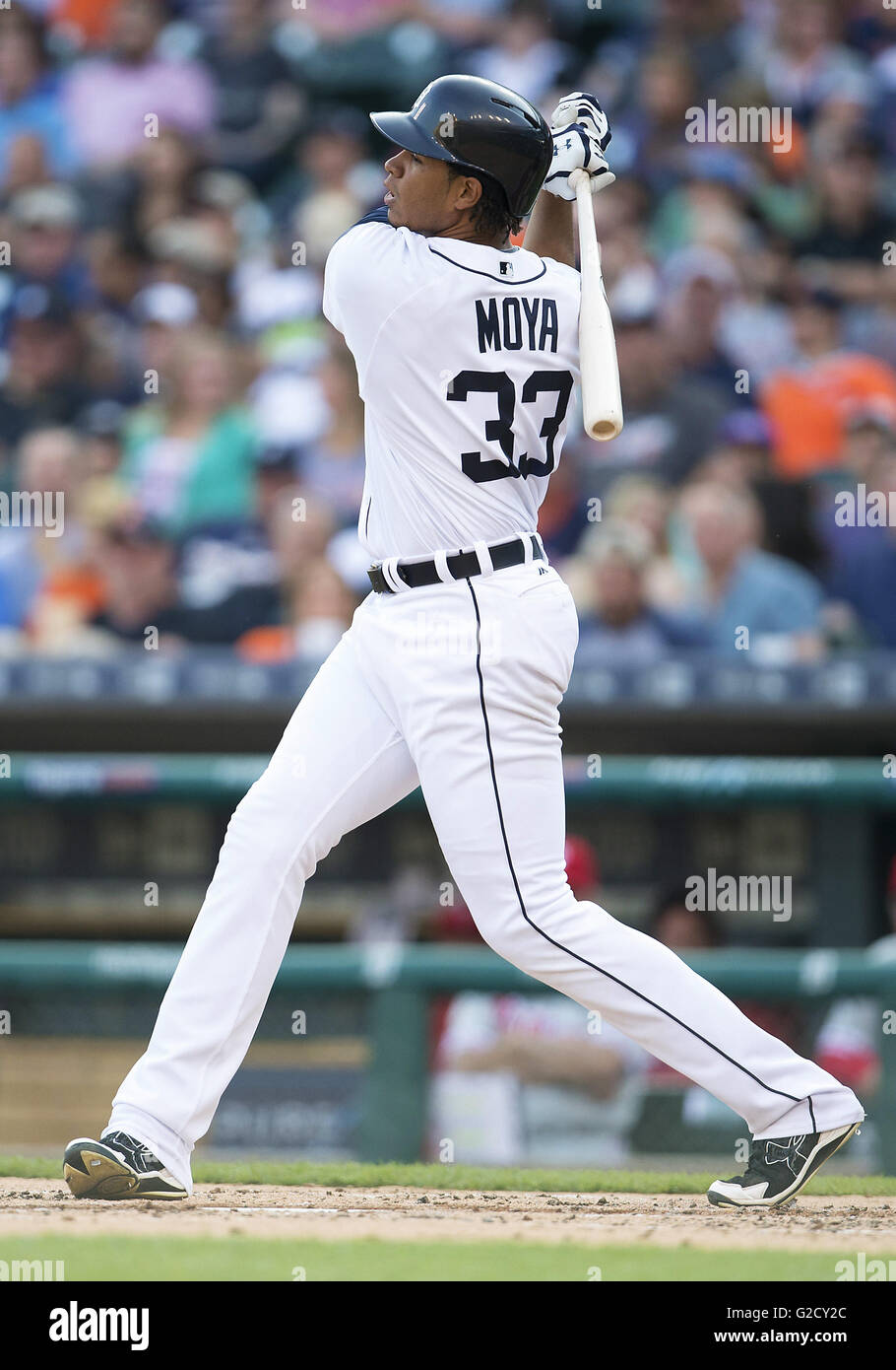 Detroit, Michigan, USA. 24th May, 2016. Detroit Tigers outfielder ...