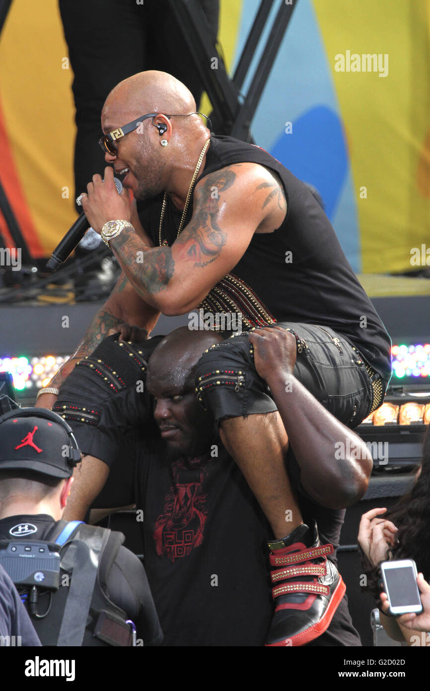 New York, New York, USA. 26th May, 2016. FLO RIDA performs for The Good ...