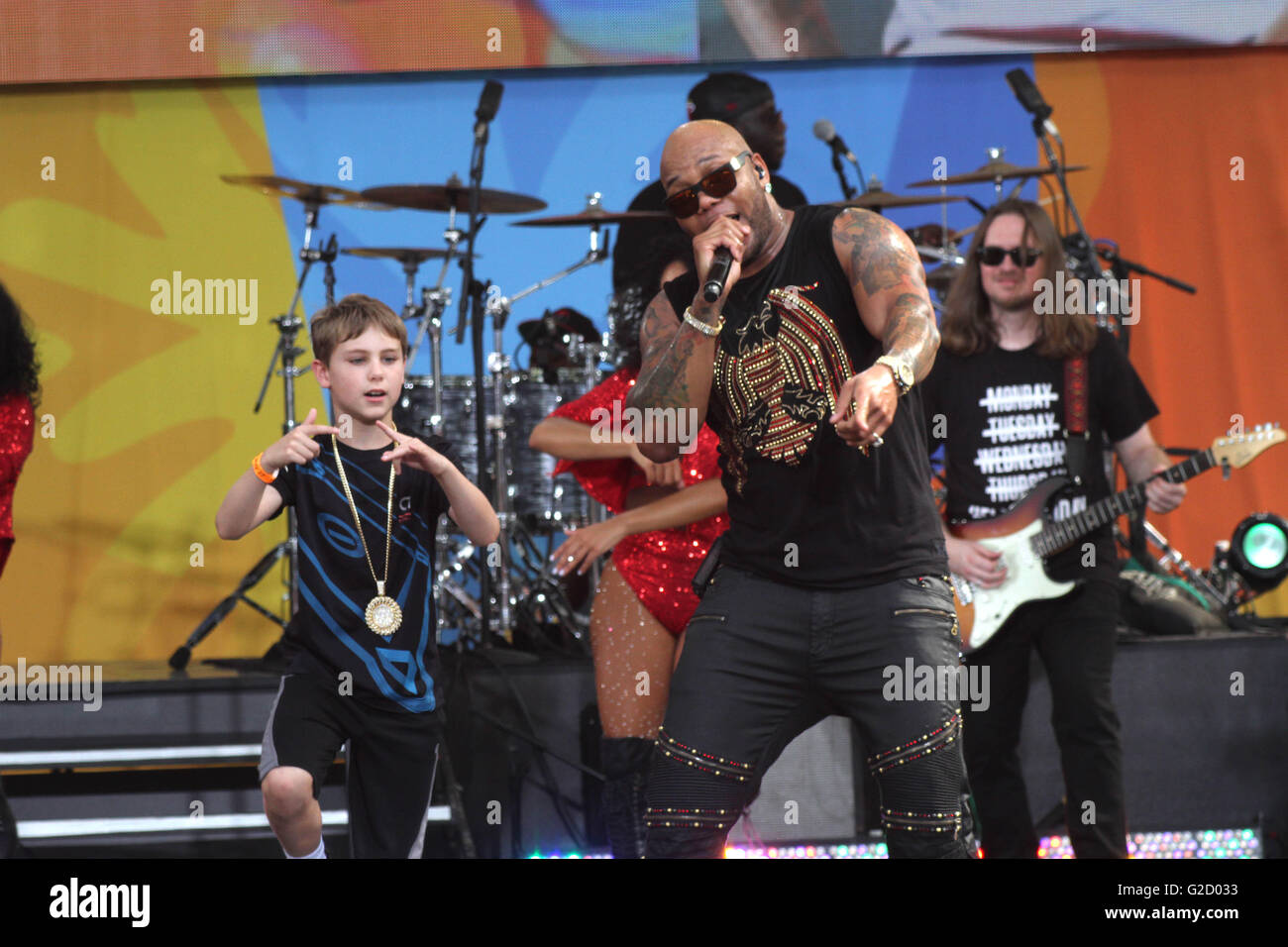 New York, New York, USA. 26th May, 2016. FLO RIDA performs for The Good ...