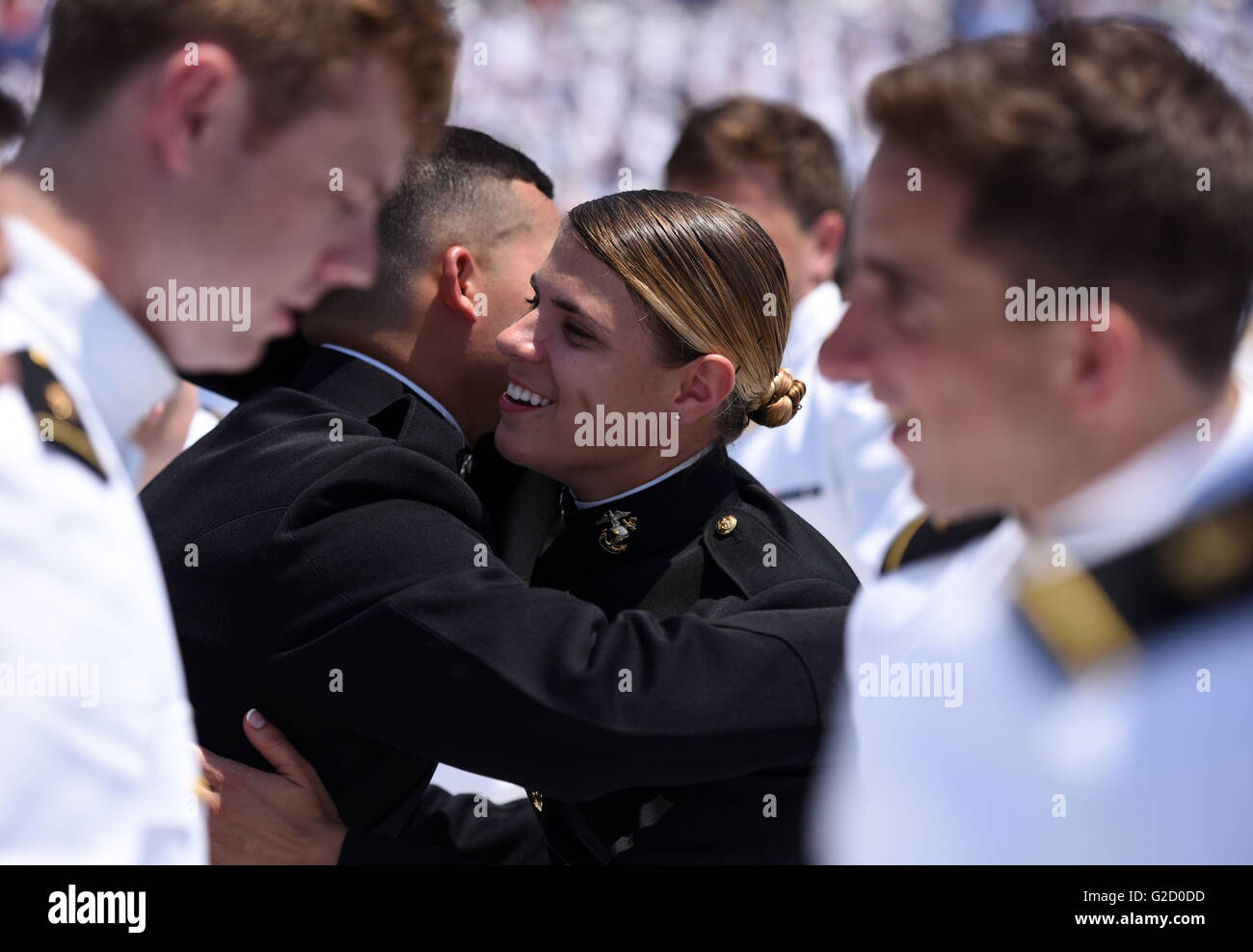 Usna graduation hi-res stock photography and images - Alamy