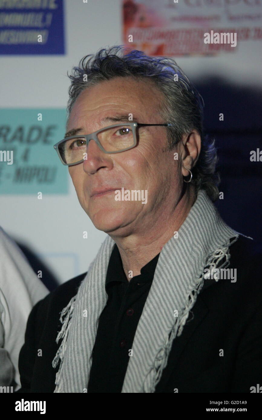 Napoli, Italy. 26th May, 2016. Tony Colombo to Palapartenope with Belen ...