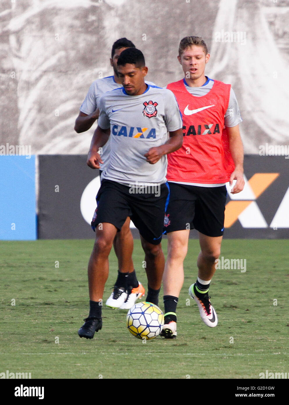 SAO PAULO, Brazil - 05/27/2016: TRAINING CORINTHIANS - L?o Prince ...