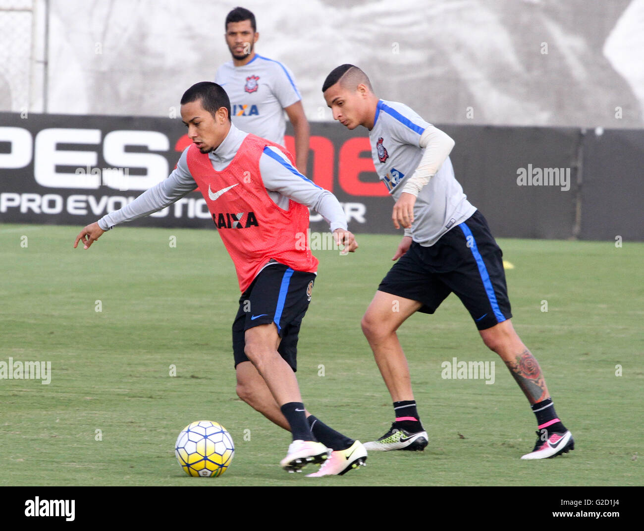 SAO PAULO, Brazil - 27/05/2016: TRAINING CORINTHIANS - Lucca and ...
