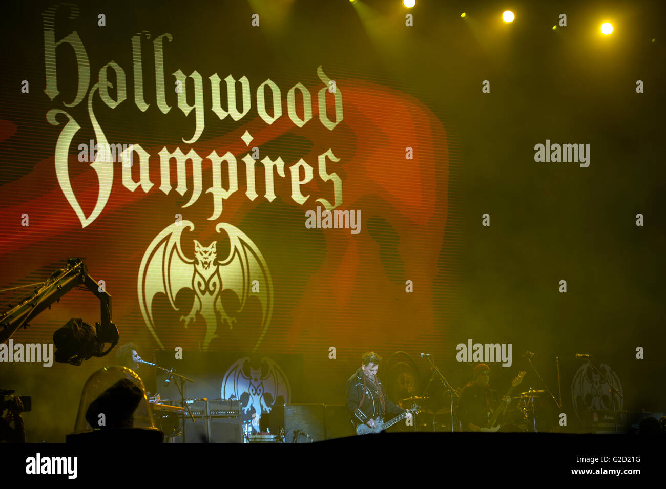 Lisbon, Portugal. 27th May, 2016. Hollywood Vampires performance in ...