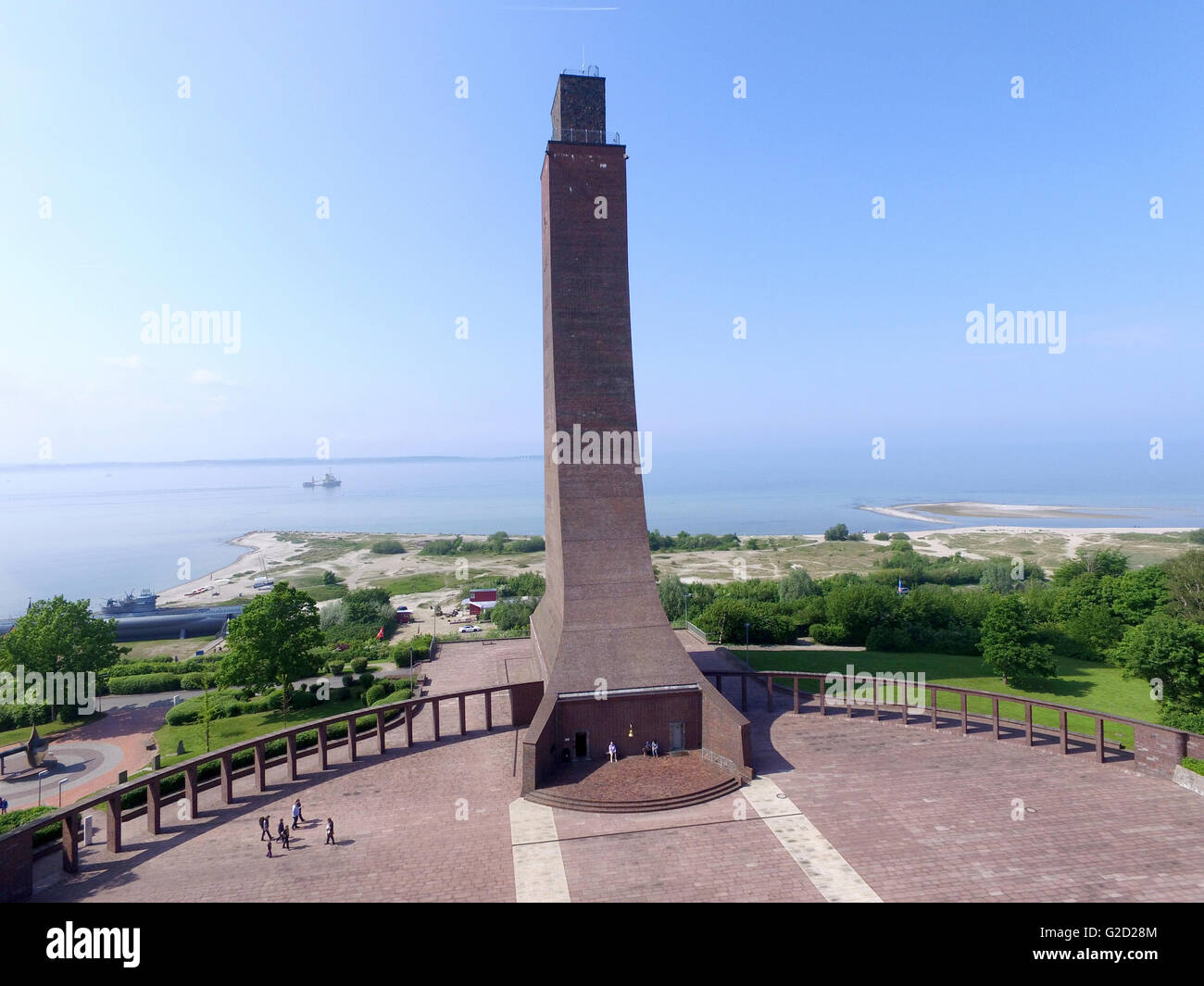 Laboe, Germany. 25th May, 2016. View of the marine memorial in Laboe ...