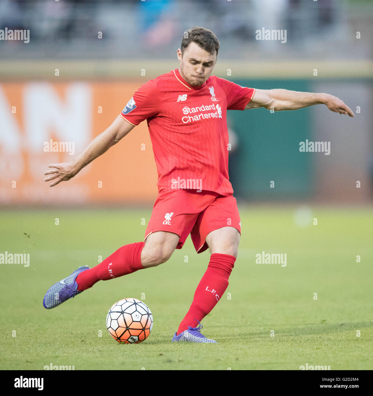 Reno, Nevada, USA. 25th May, 2016. Liverpool FC U21 defender CONNOR ...