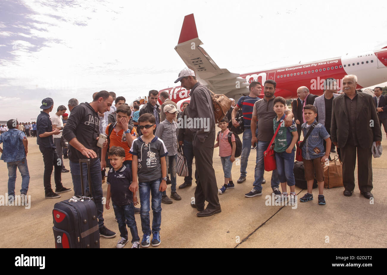 Subang, Selangor, Malaysia. 28th May, 2016. 68 Syrian immigrants from ...