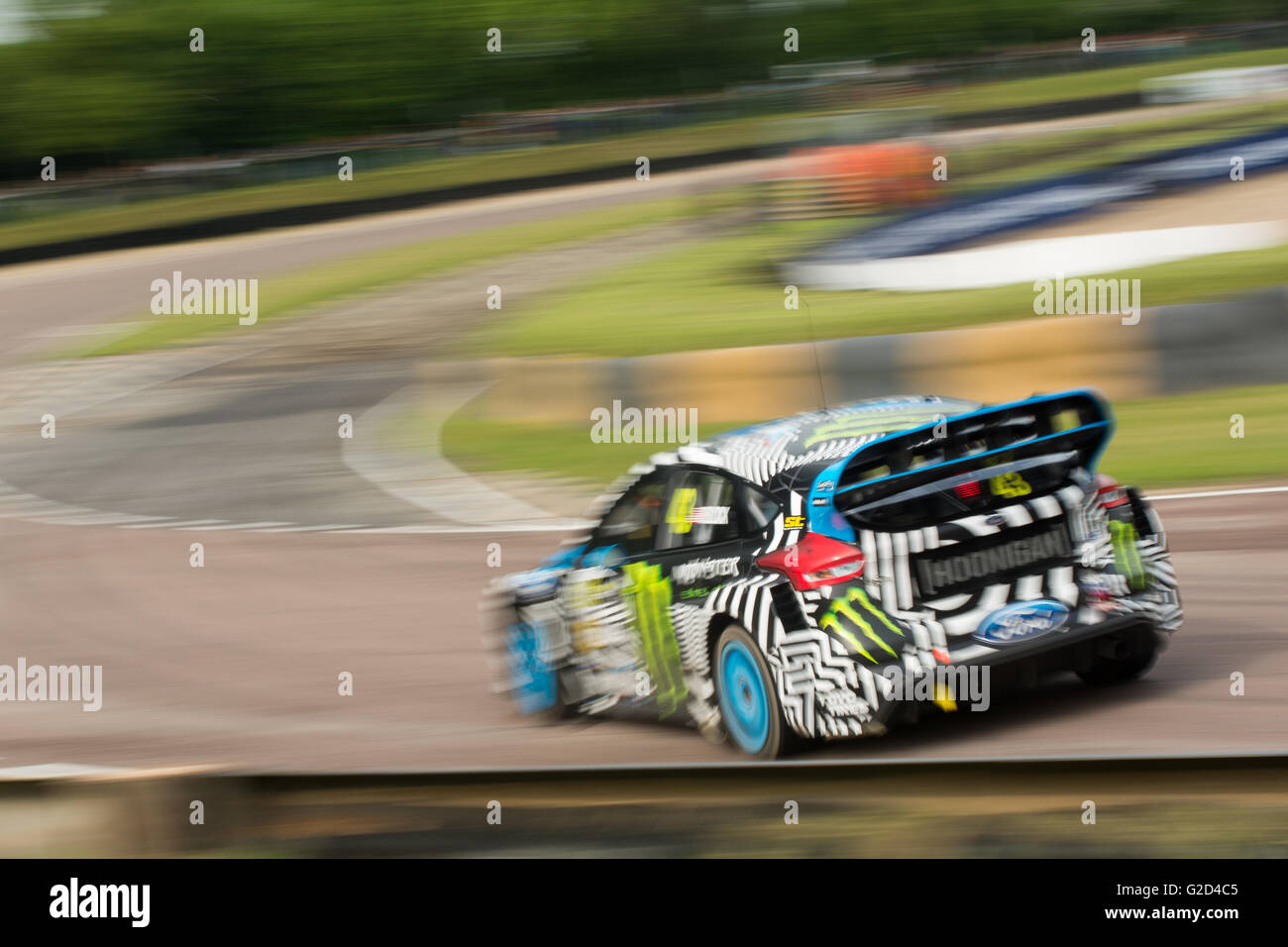 Lydden Hill, Kent, UK. 28th May, 2016. Rallycross driver Ken Block (USA ...