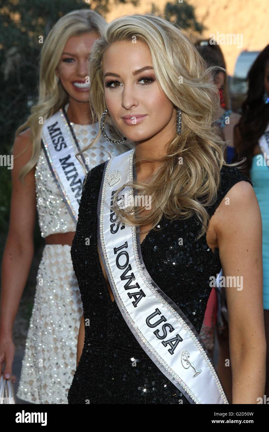 Miss Iowa USA, Alissa Morrison at a public appearance for Miss USA 2016 ...
