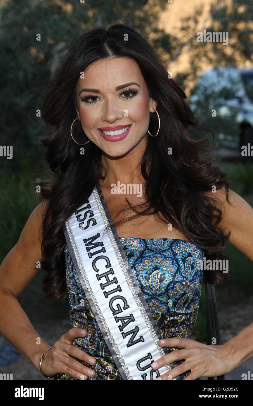 Miss Michigan USA, Susie Leica at a public appearance for Miss USA 2016 ...