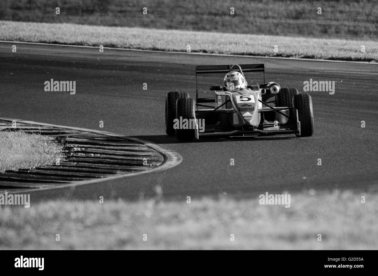 Formula 1 racing cars Black and White Stock Photos & Images - Alamy