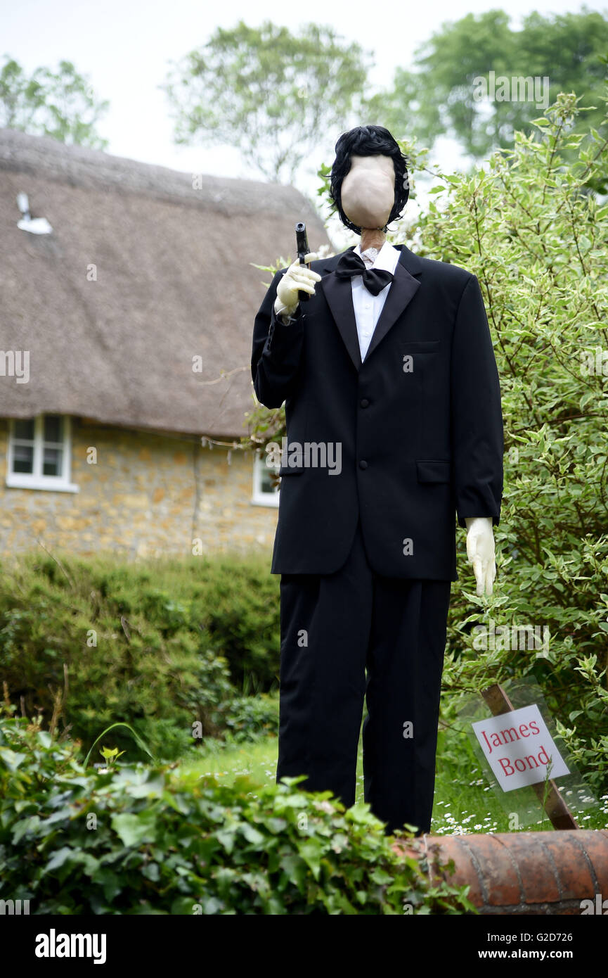 Scarecrow Festival, Loders and Uploaders villages, Dorset, UK. 28th May ...