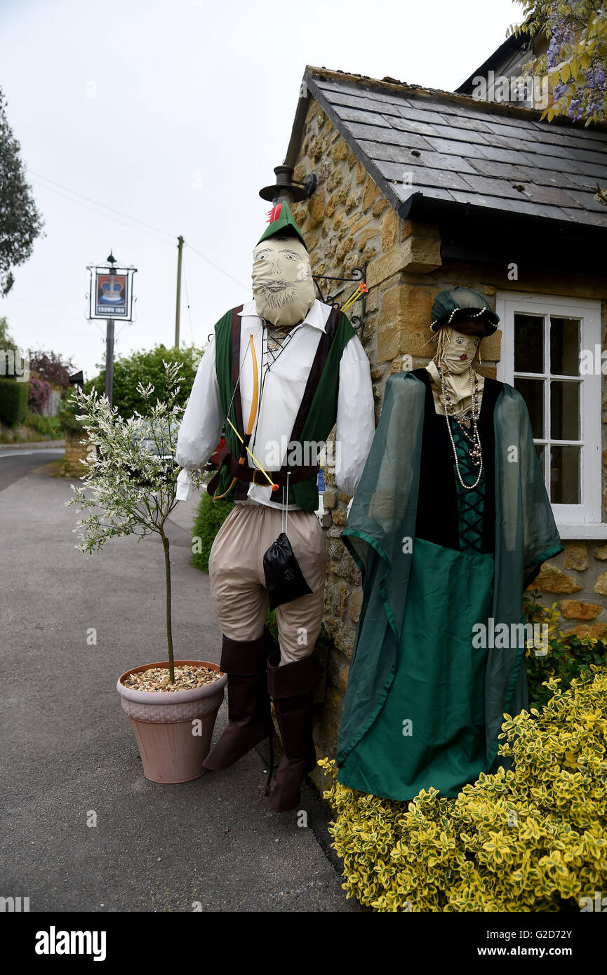 Scarecrow Festival, Loders and Uploaders villages, Dorset, UK. 28th May ...