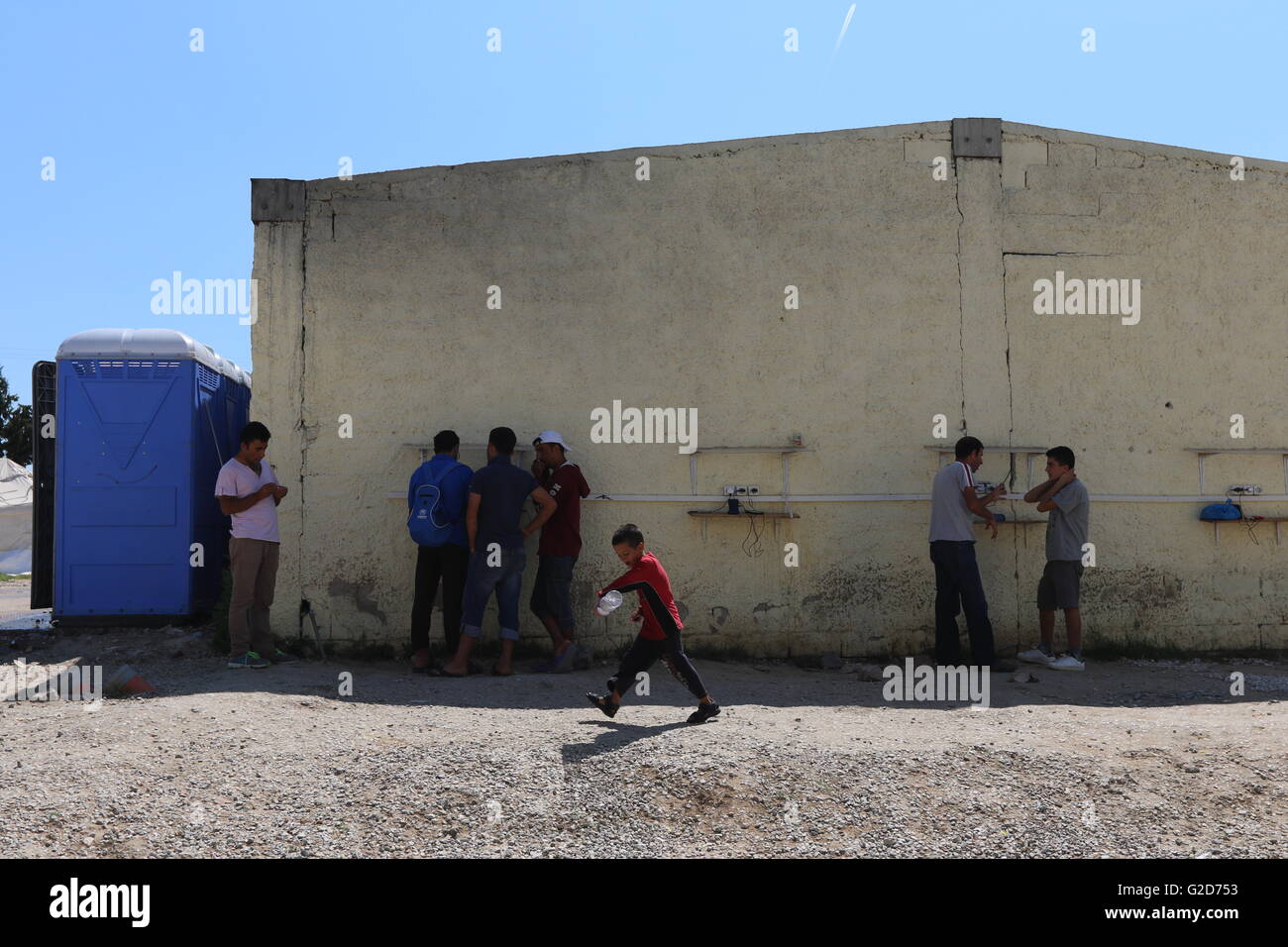 Diavata refugee camp hi-res stock photography and images - Alamy