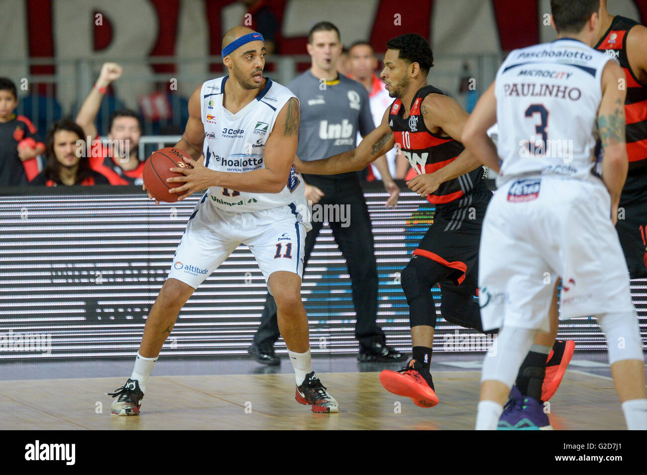 RIO DE JANEIRO, Brazil - 28/05/2016: FLAMINGO X BAURU - Jefferson W ...