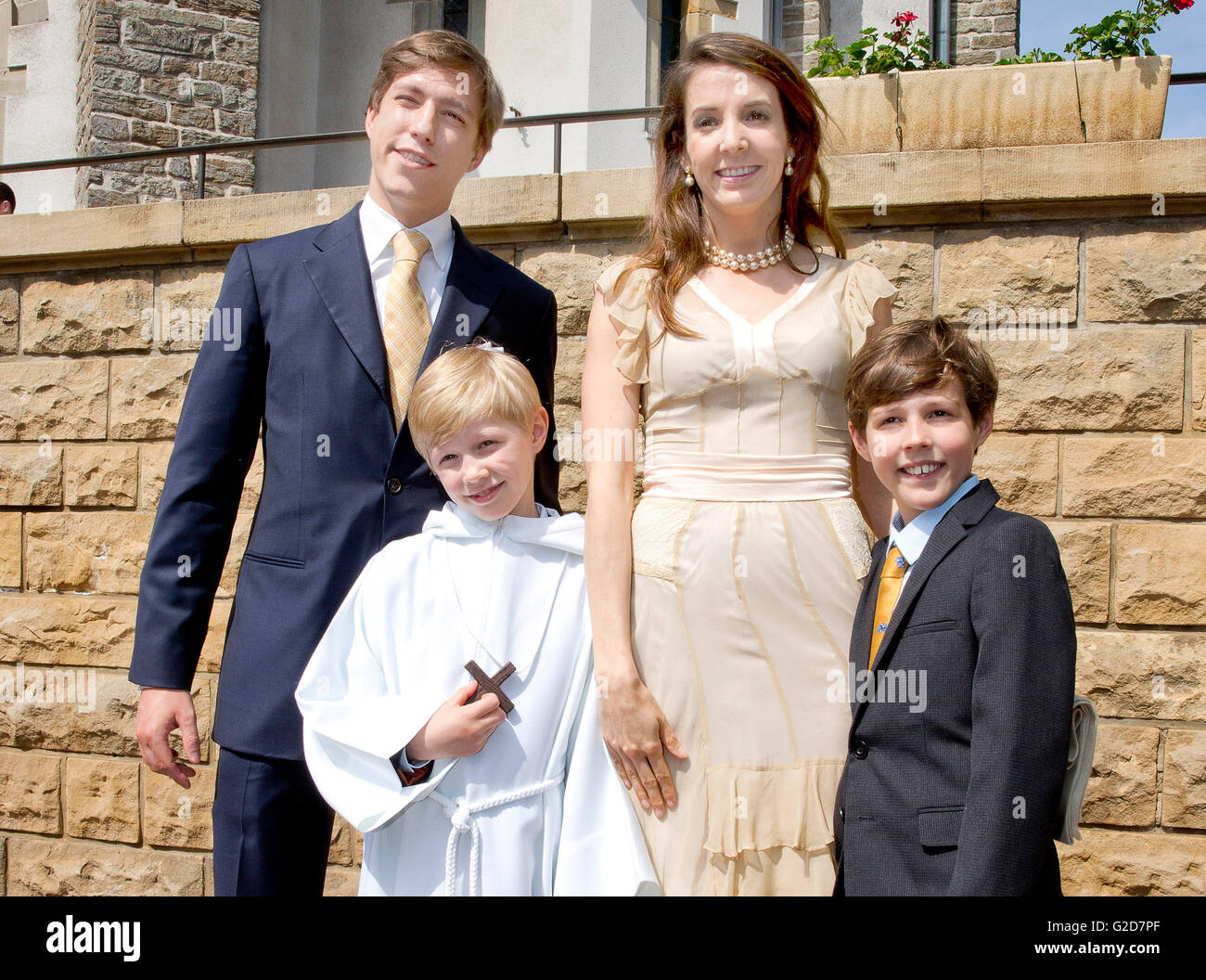 Nommern, 28-05-2016 Prince Louis, Princess Tessy, Prince Gabriel and ...