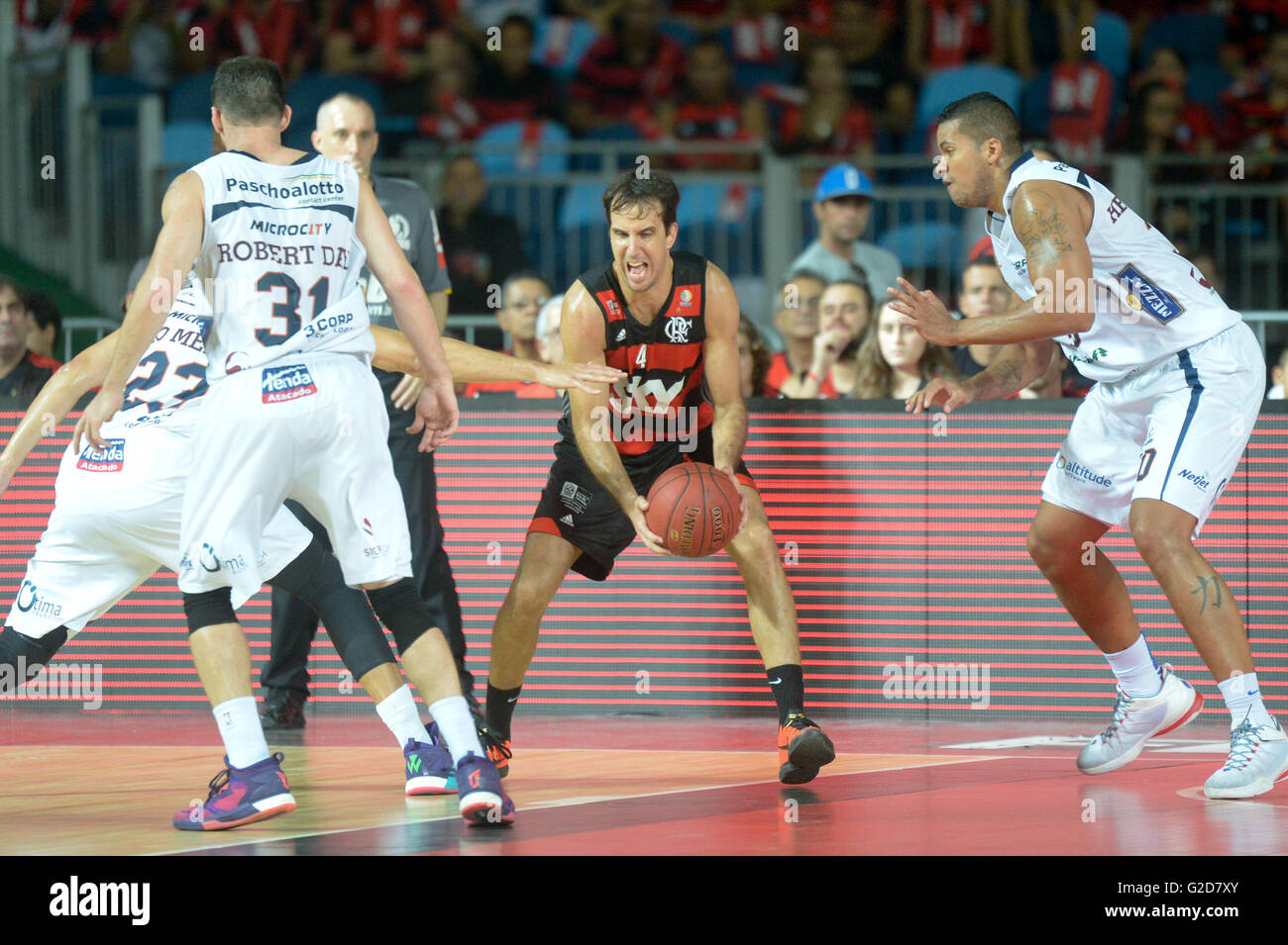 RIO DE JANEIRO, Brazil - 28/05/2016: FLAMINGO X BAURU - Marcelinho ...