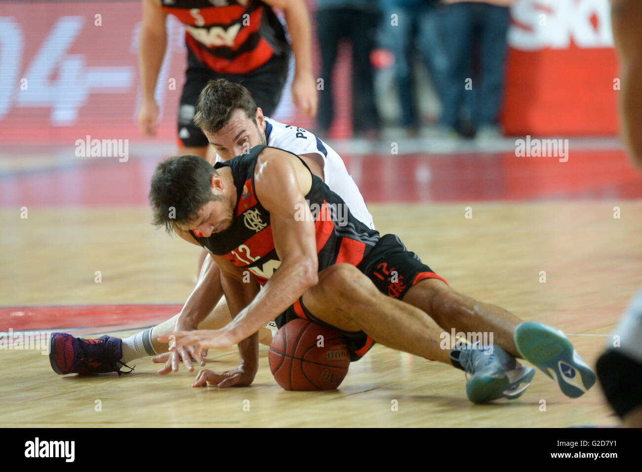 RIO DE JANEIRO, Brazil - 05/28/2016: FLAMINGO X BAURU - Rafael Mineiro ...